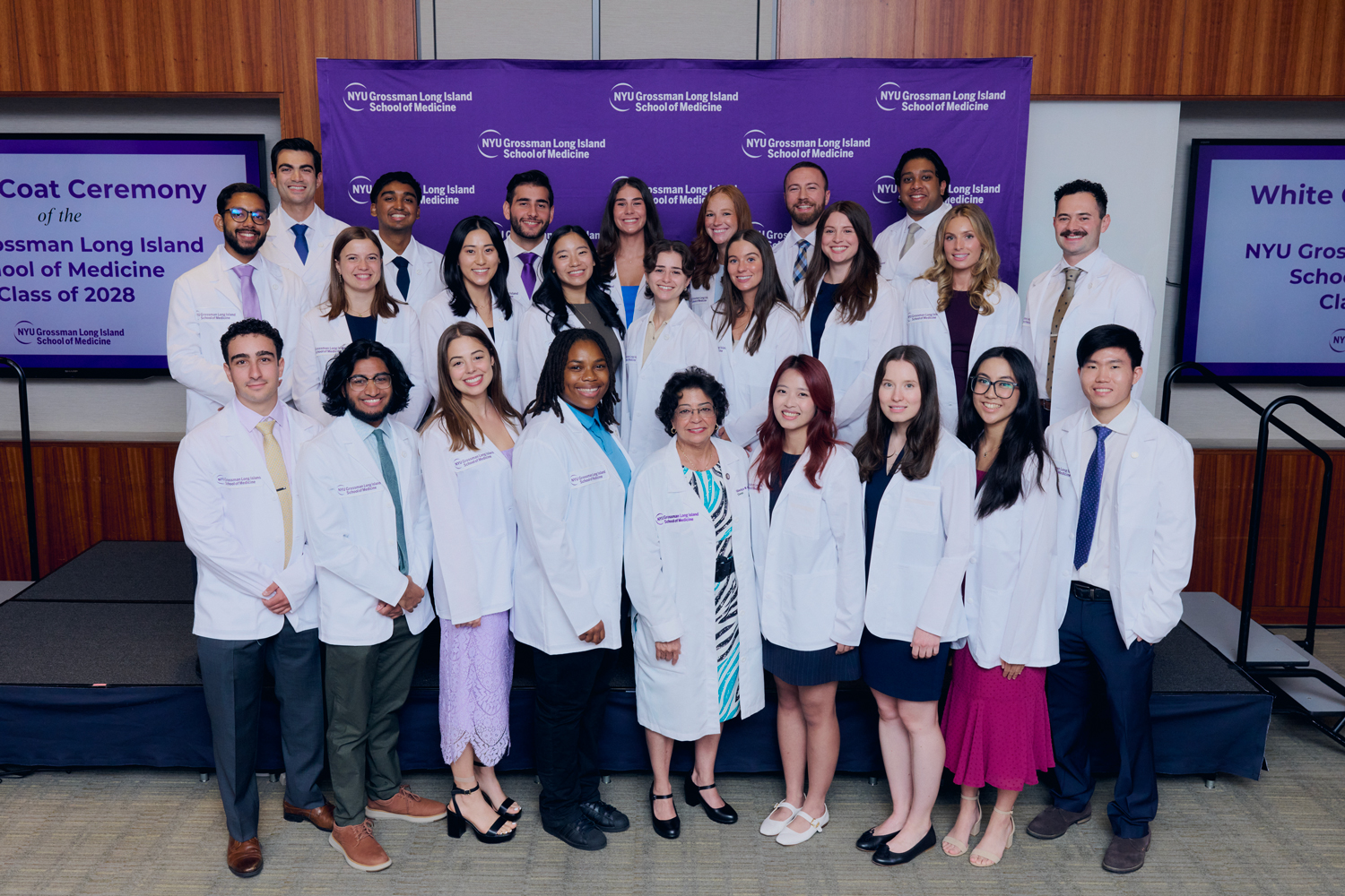 Aspiring Doctors Celebrate Getting Their White Coats at NYU Grossman Long Island School of ...